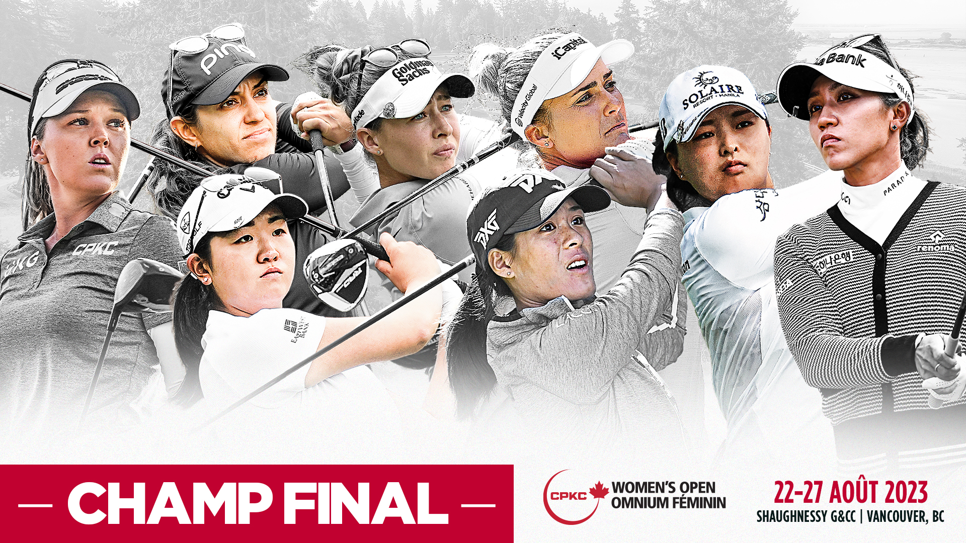 Les vedettes mondiales Lydia Ko, Lilia Vu, Nelly Korda, Jin Young Ko ...